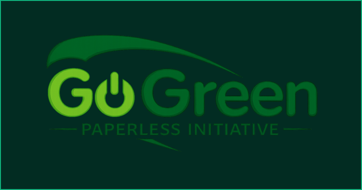 Go Green Paperless Initiative | AI-Powered Digital Transformation